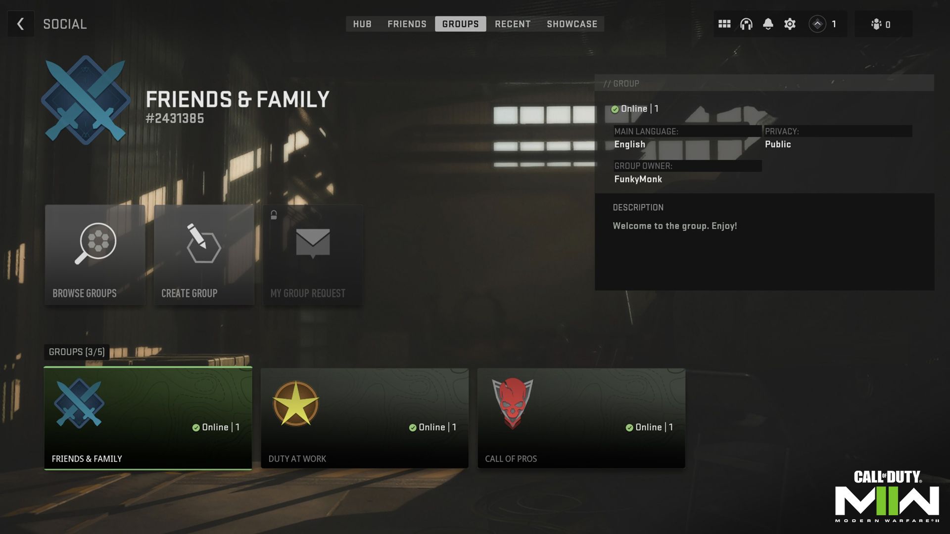 Call of Duty Introducing New Groups Social Feature for Modern Warfare 2 ...