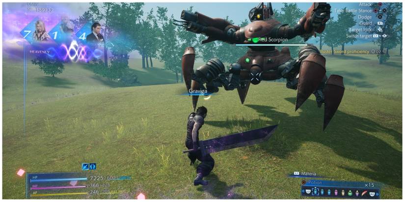 Best Magic Materia In Crisis Core: Final Fantasy 7 Reunion