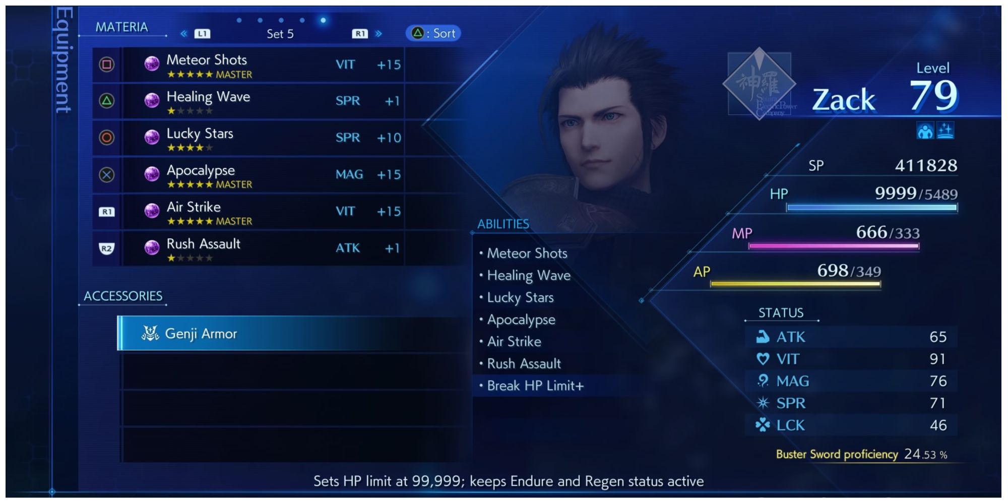 Crisis Core: Final Fantasy 7 Reunion - How to Get Genji Armor Set