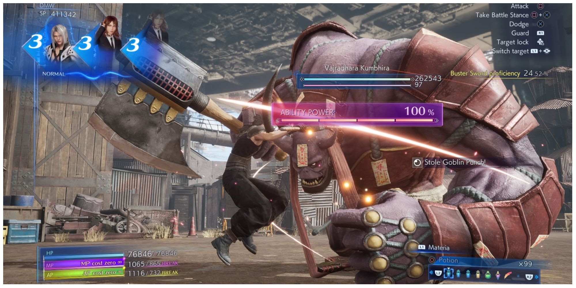 Crisis Core: Final Fantasy 7 Reunion - How to Get Costly Punch