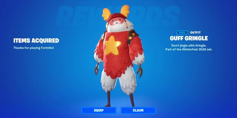 Fortnite: How To Get The Free Guff Gringle Skin