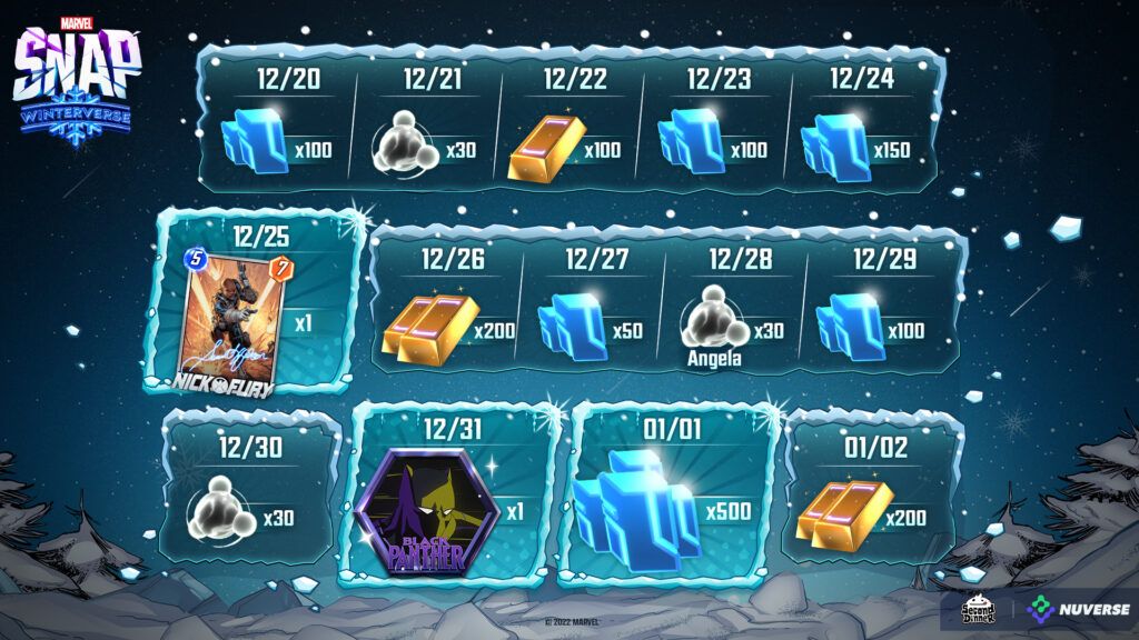 Marvel Snap: All Winterverse Event Login Rewards, End Date, & More