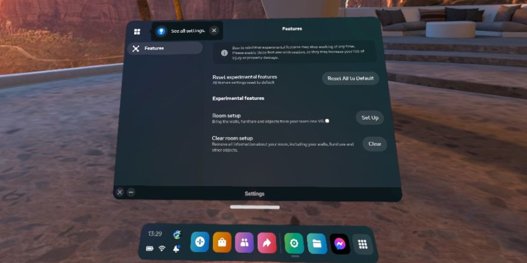 Meta (Oculus) Quest 2 - How To Create A Virtual Couch