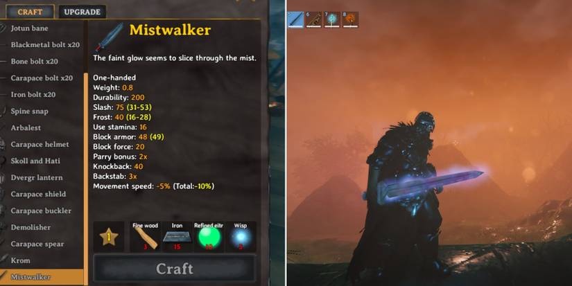 Valheim: How to Craft the Mistwalker Sword