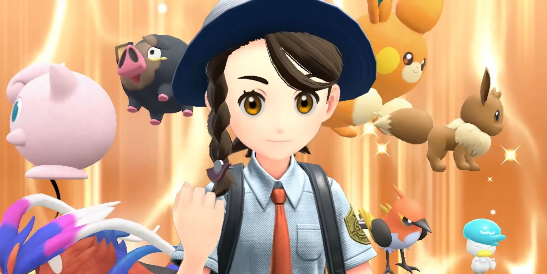 Pokemon Scarlet and Violet Player Fights Wild Girafarig With Their Bare ...