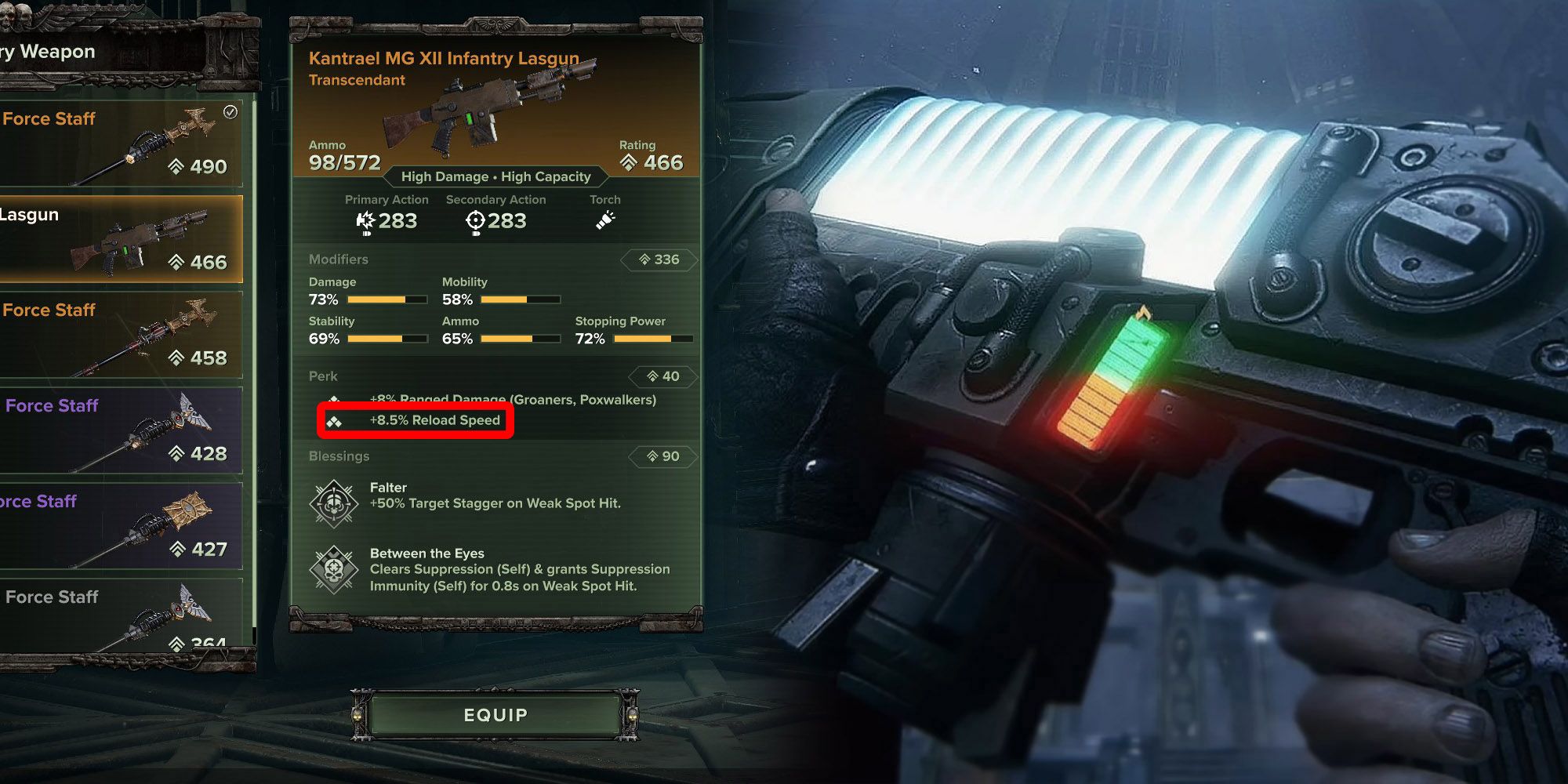 Warhammer 40,000: Darktide - The 10 Best Weapon Blessings & Perks