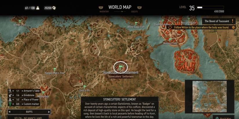 The Witcher 3 Quest Guide: The Beast of Toussaint
