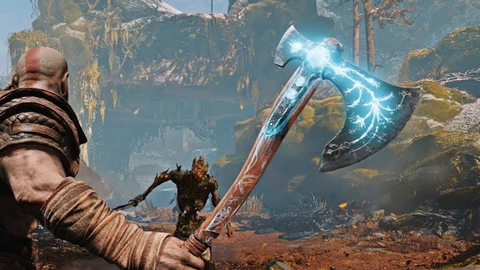 Sony Drops Colossal Leviathan Axe Next To The London Eye