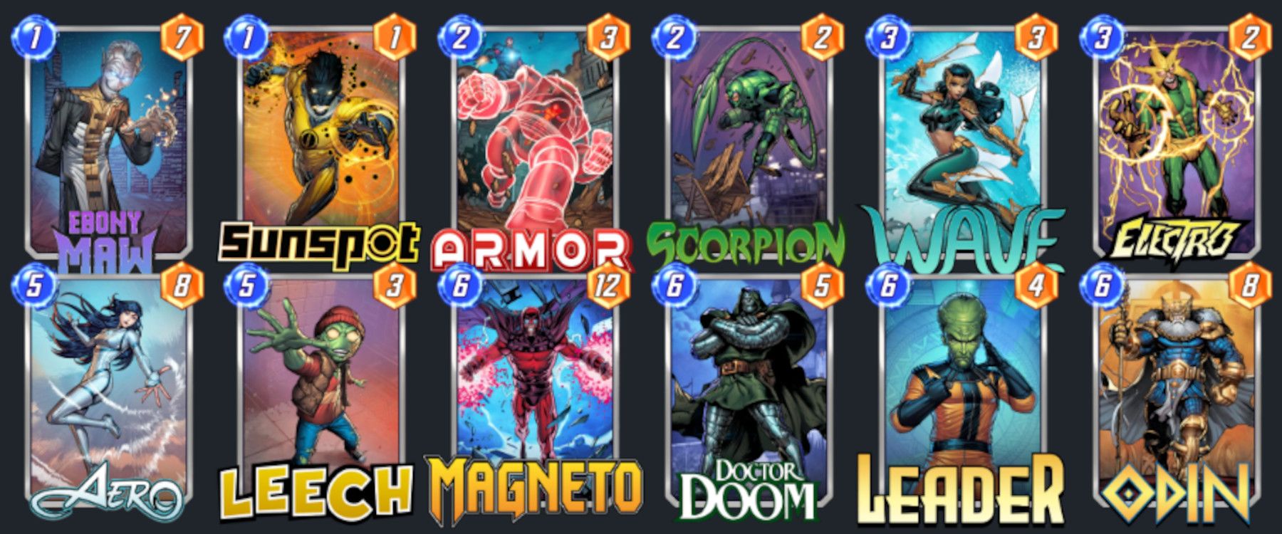 Marvel Snap: Wave Decks