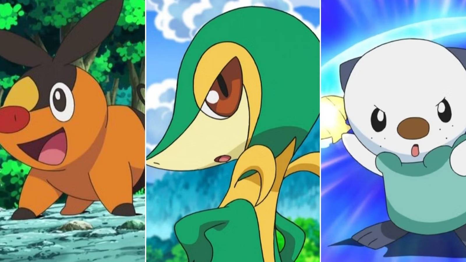 Pokemon Fan Artist Swaps the Typing of the Gen 5 Starters