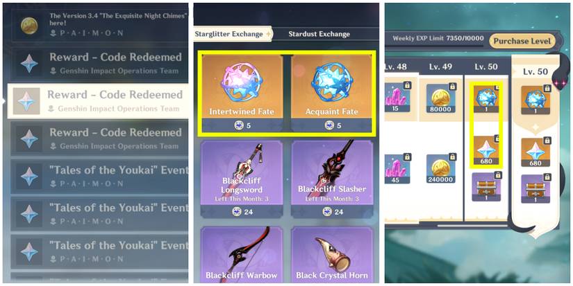 Genshin Impact 3.4 Primogems Count