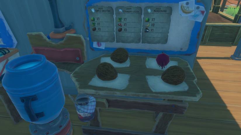 Raft: Using the Juicer and Cooking Pot