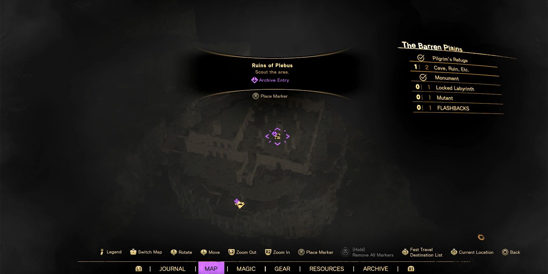 Forspoken: Points Of Interest Locations In The Barren Plains