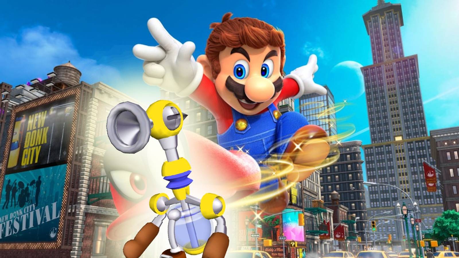 Super Mario Odyssey Mod Adds Sunshine's FLUDD Device to the Game