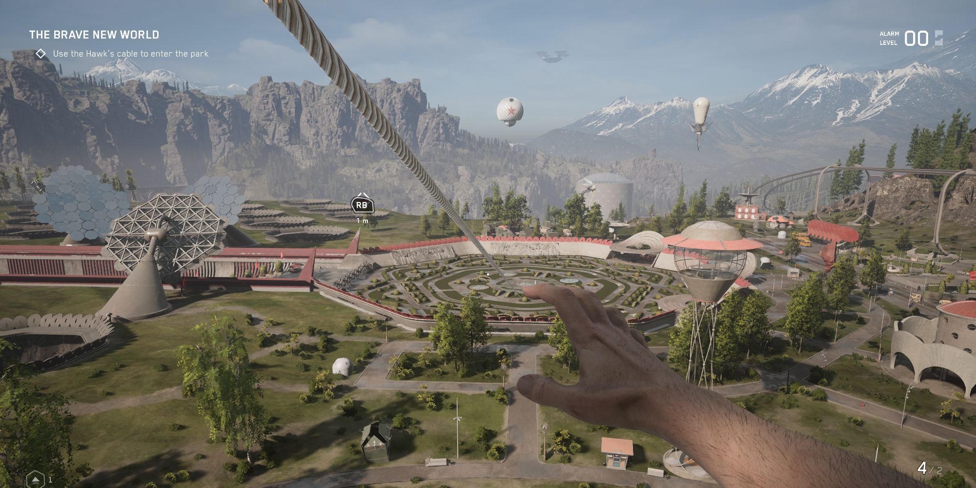 Atomic Heart: How to Order the Hawk to Land