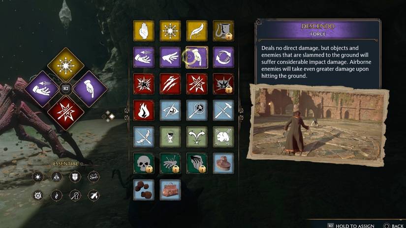 Hogwarts Legacy: How to Bury Matriarch (and Acromantula) Spider's Head into the Ground [Duelling ...