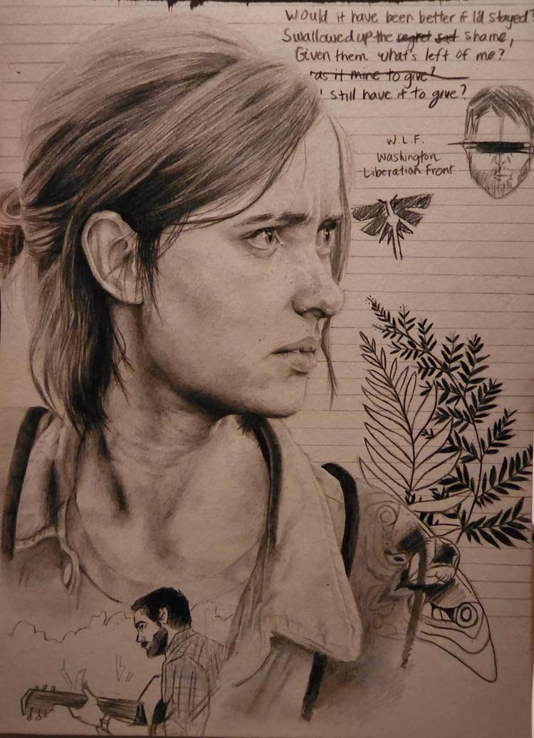 Incredible The Last of Us 2 Fan Art Fits Perfectly Into Ellie’s Journal