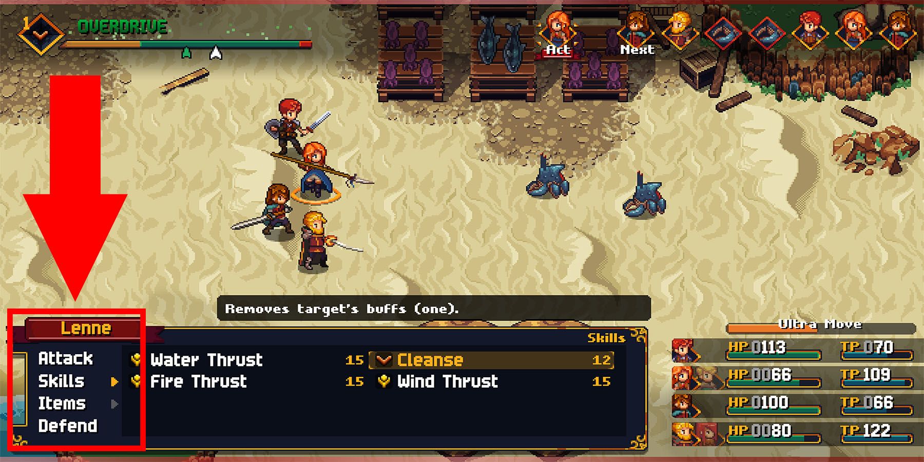 Chained Echoes: How to Lower Overdrive