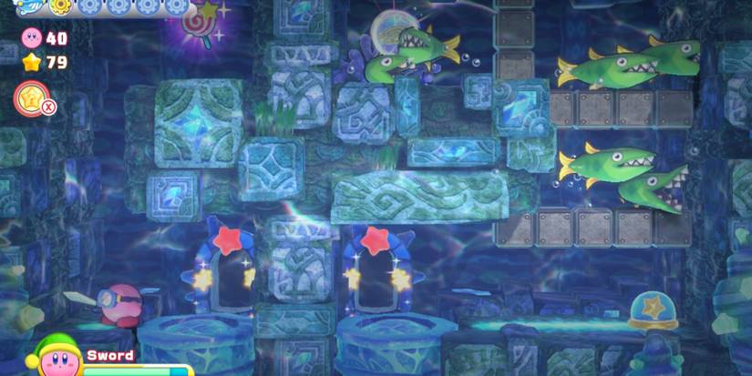 Kirby's Return to Dream Land Deluxe: All Energy Spheres in World 3