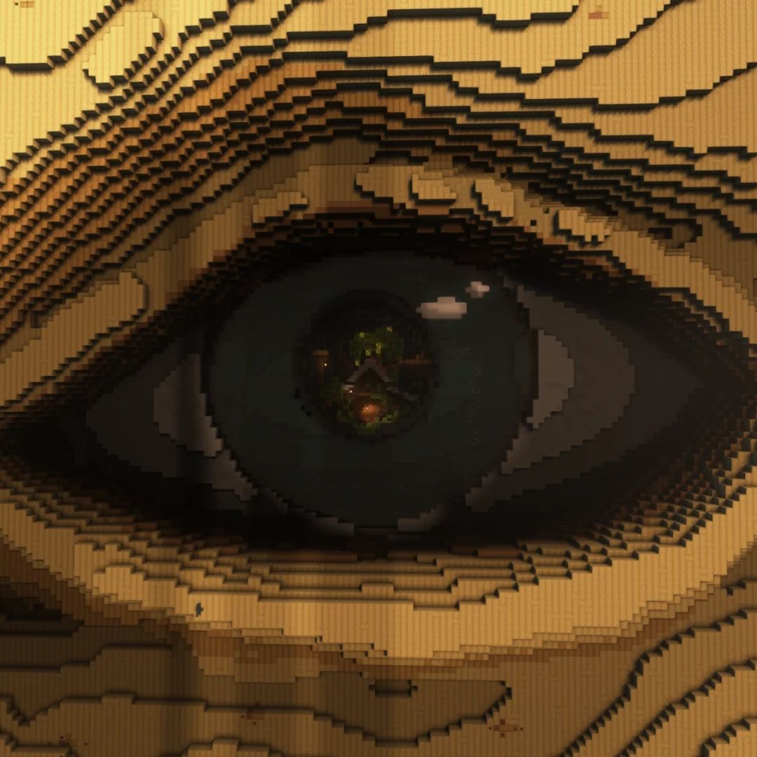 Incredible Minecraft Build Sees Player Making a House Inside an Eye