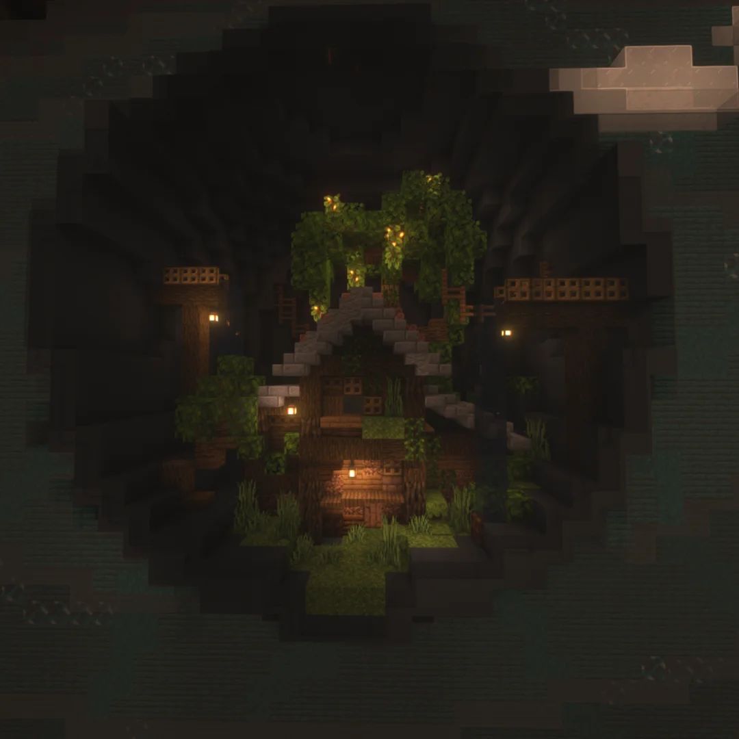 Incredible Minecraft Build Sees Player Making a House Inside an Eye