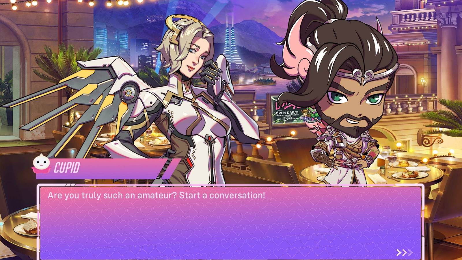 Overwatch 2 Dating Sim With Genji and Mercy is Available Now