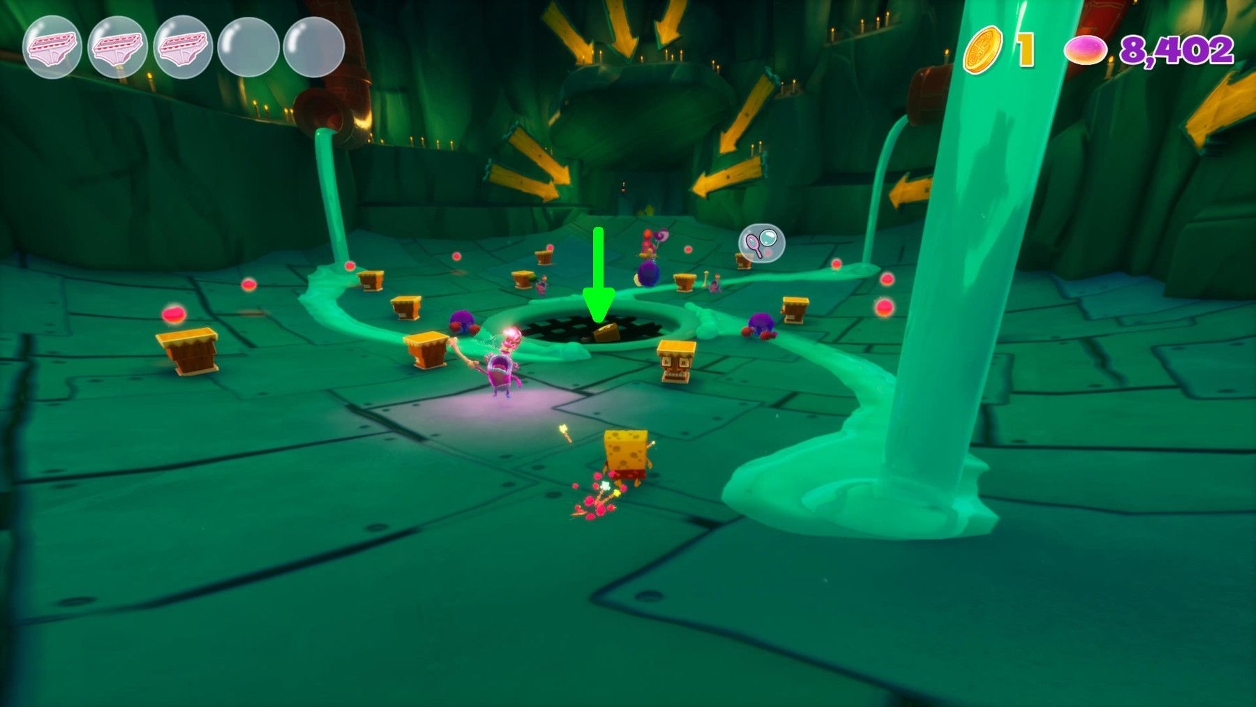 SpongeBob SquarePants: The Cosmic Shake - Halloween Rock Bottom Coin ...