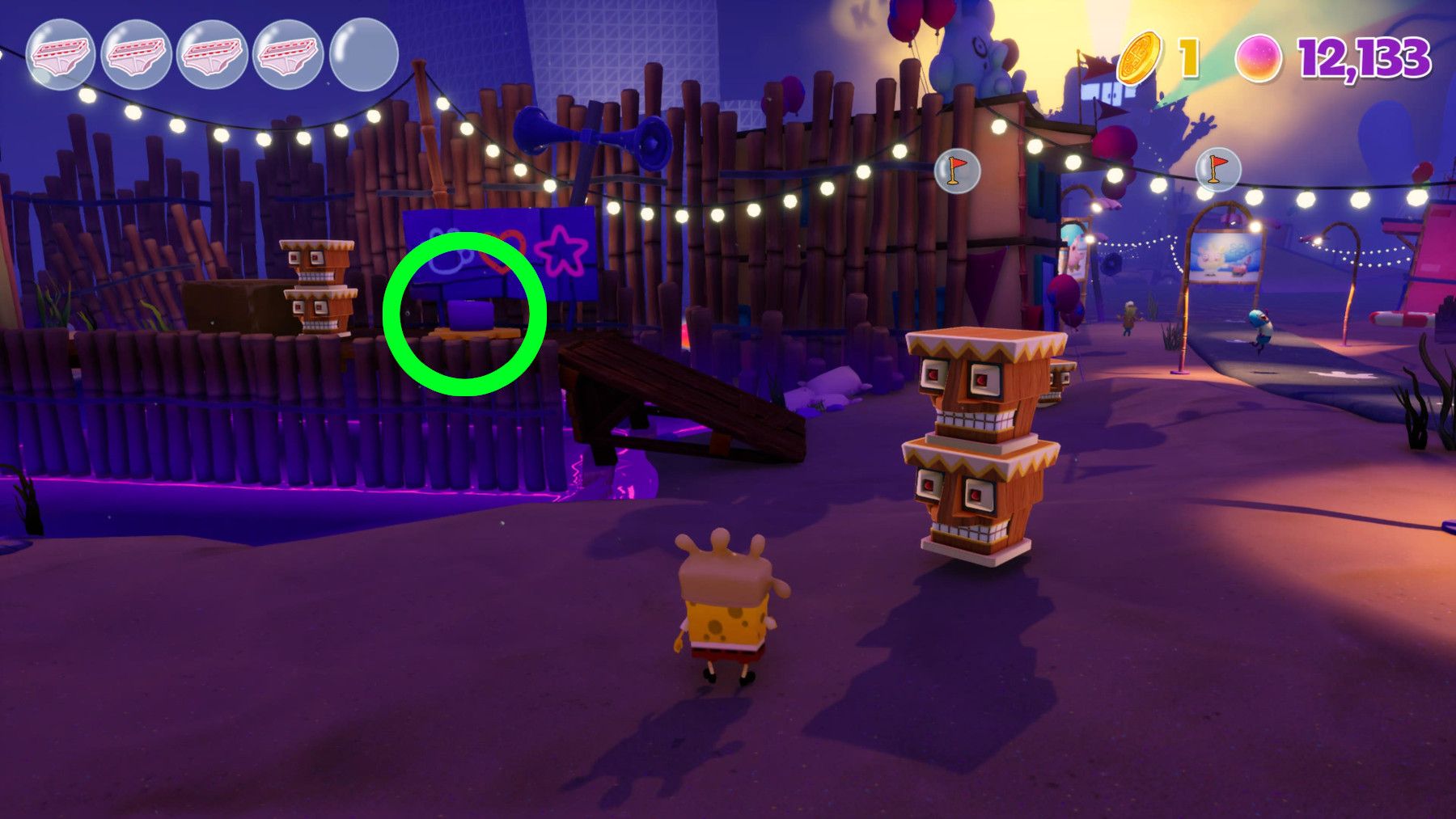 SpongeBob SquarePants: The Cosmic Shake - Jelly Glove World Coin Locations