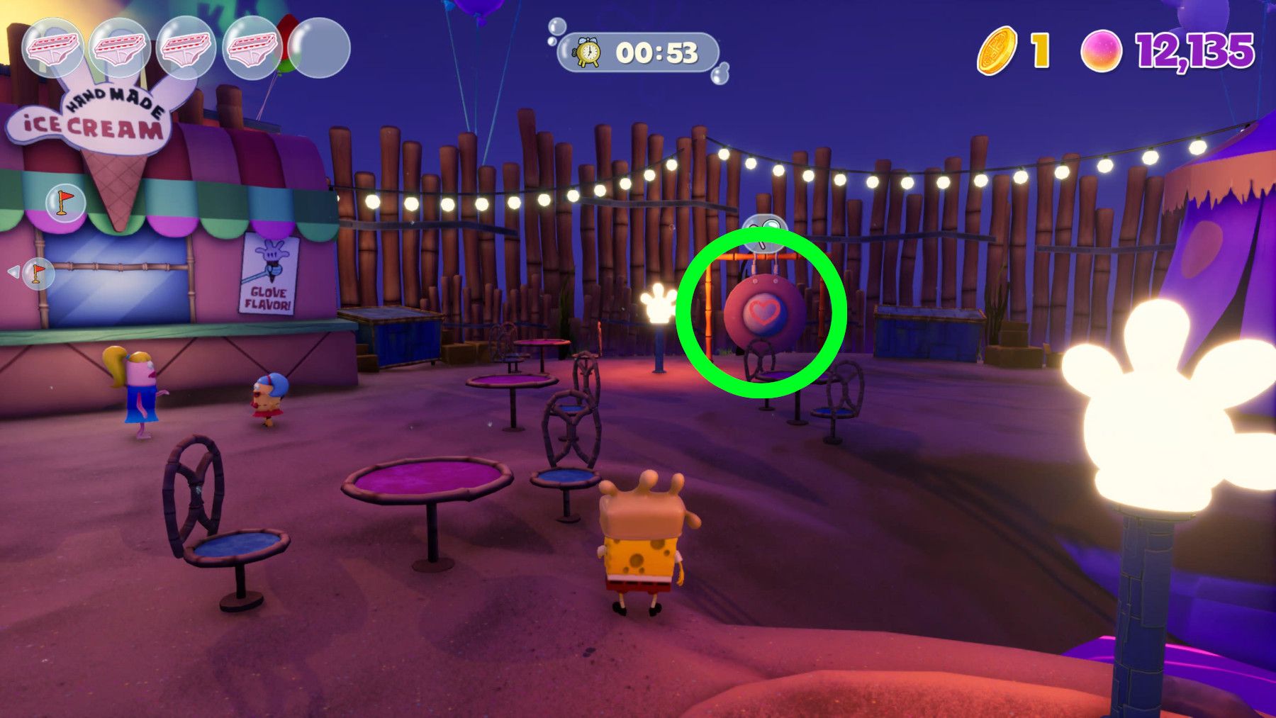 SpongeBob SquarePants: The Cosmic Shake - Jelly Glove World Coin Locations