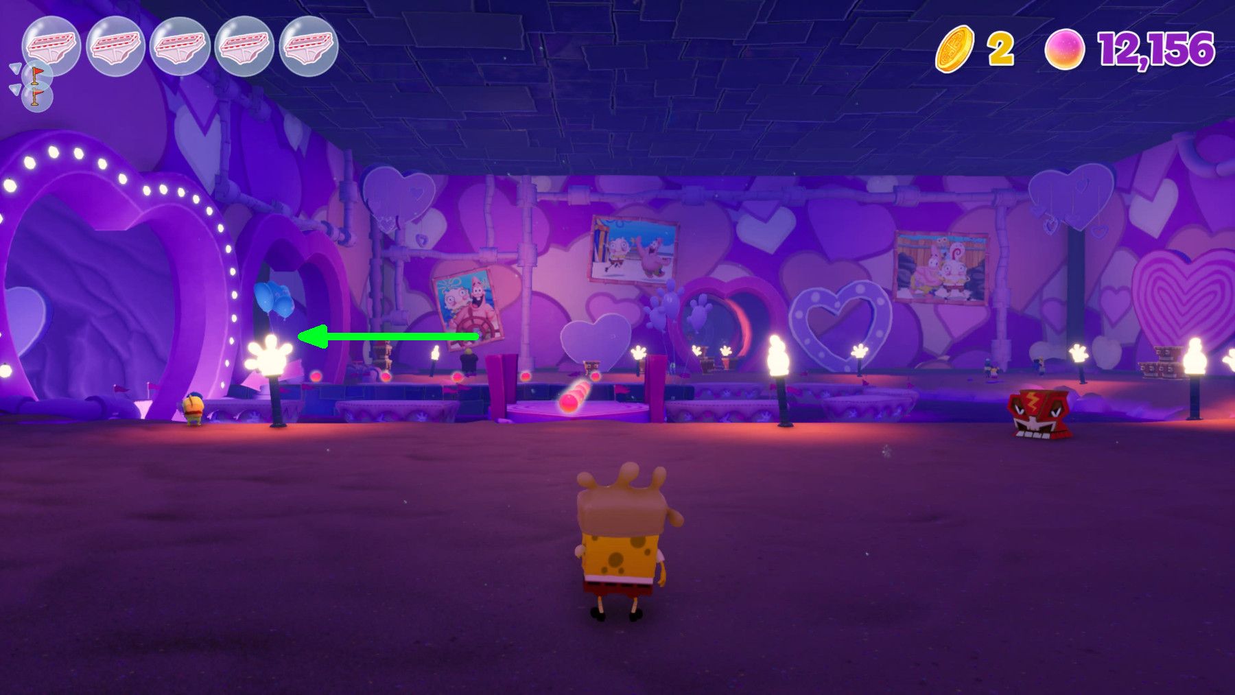 SpongeBob SquarePants: The Cosmic Shake - Jelly Glove World Coin Locations