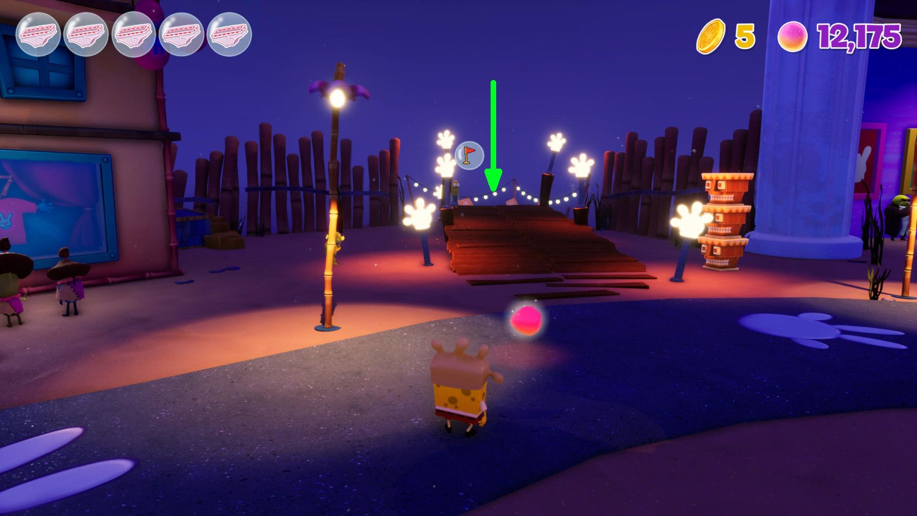 SpongeBob SquarePants: The Cosmic Shake - Jelly Glove World Coin Locations