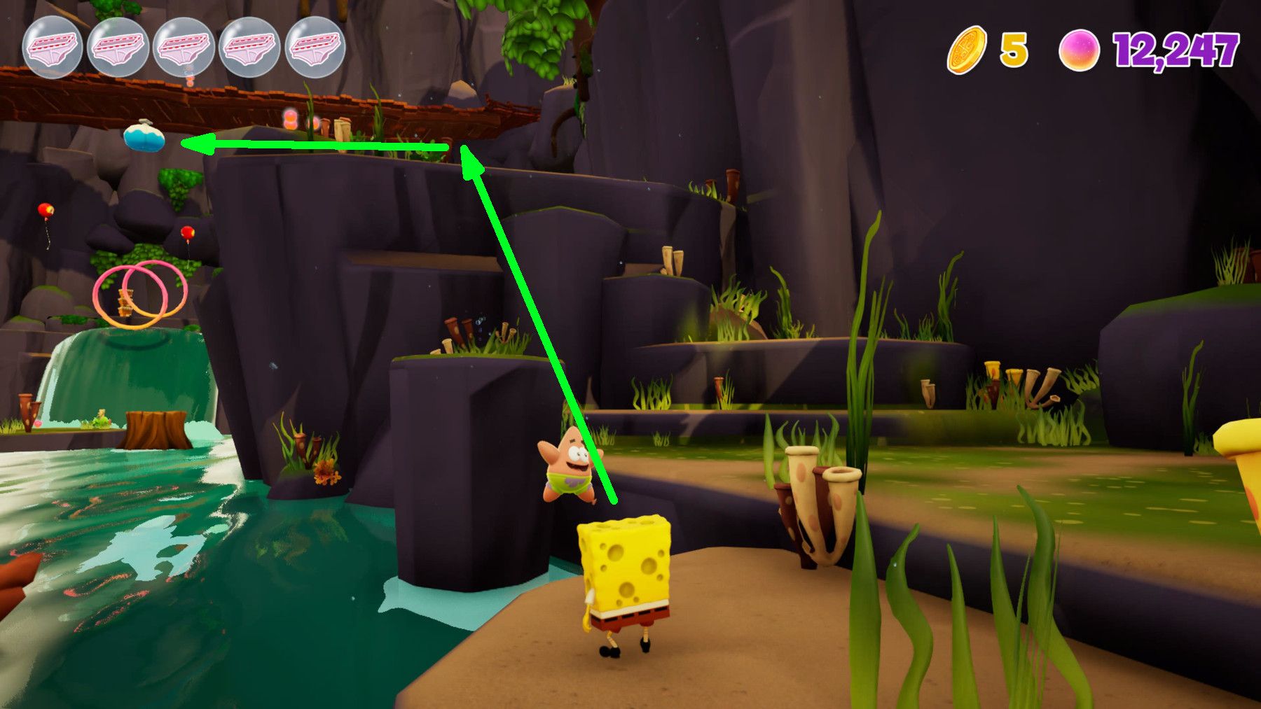 SpongeBob SquarePants: The Cosmic Shake - Spot's Hiding Spot Locations