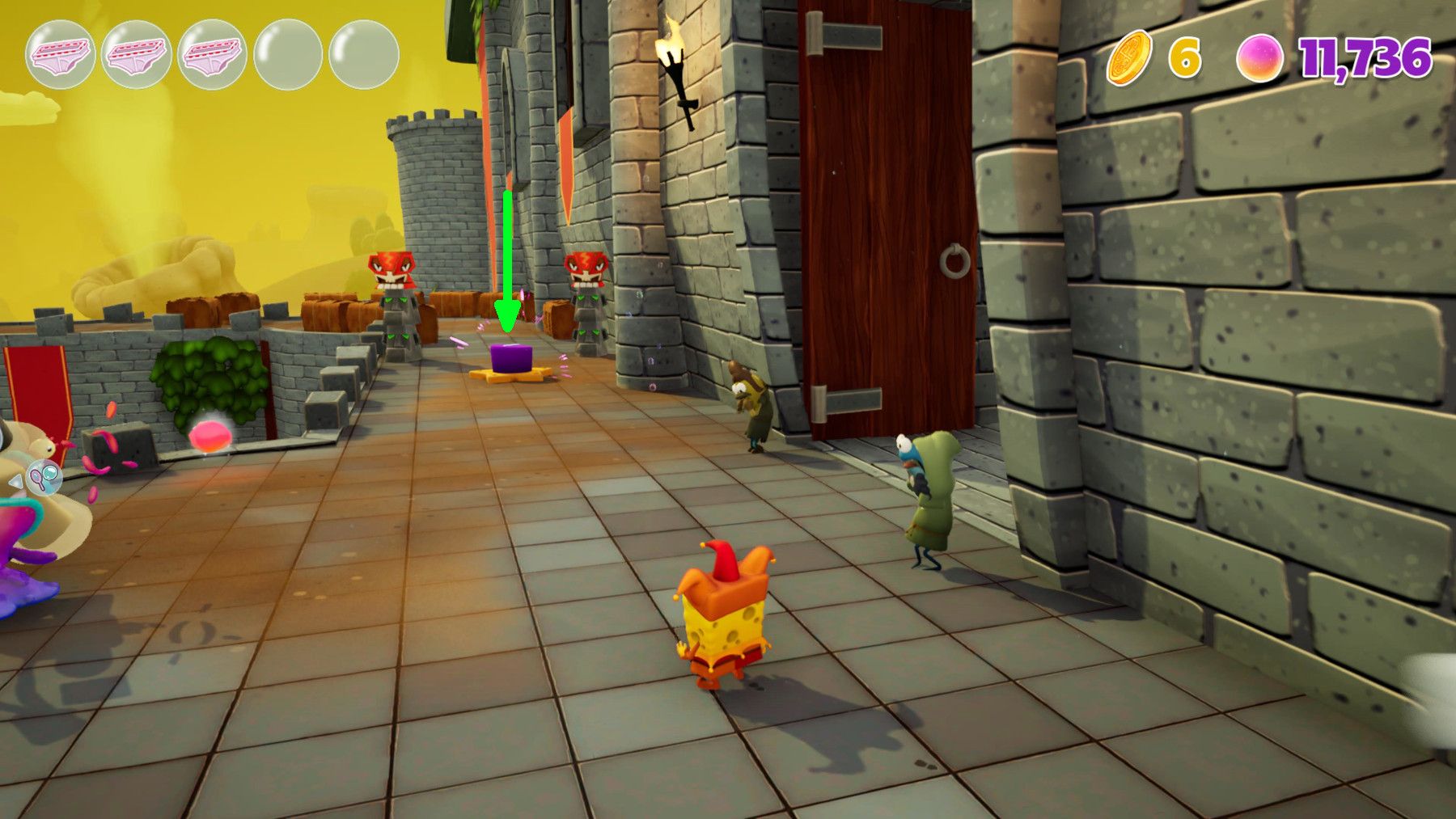 SpongeBob SquarePants: The Cosmic Shake - Medieval Sulfur Fields Coin ...