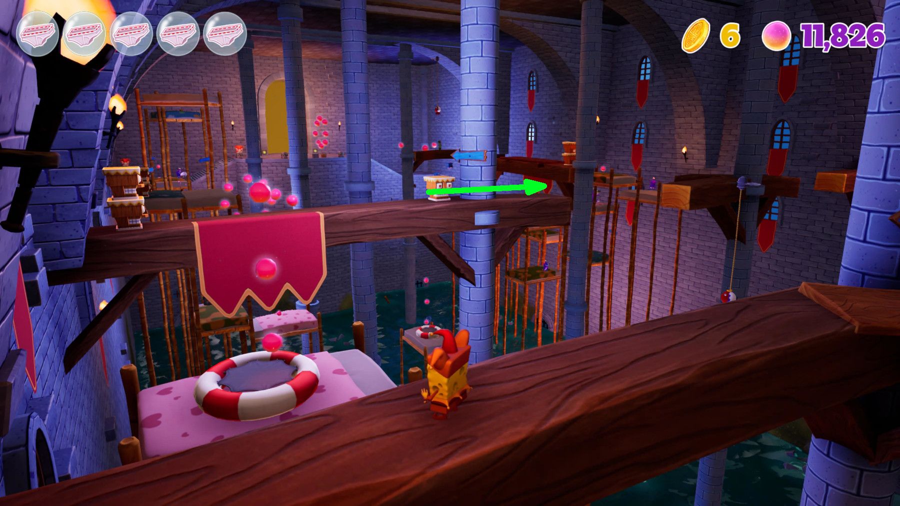 SpongeBob SquarePants: The Cosmic Shake - Medieval Sulfur Fields Coin ...