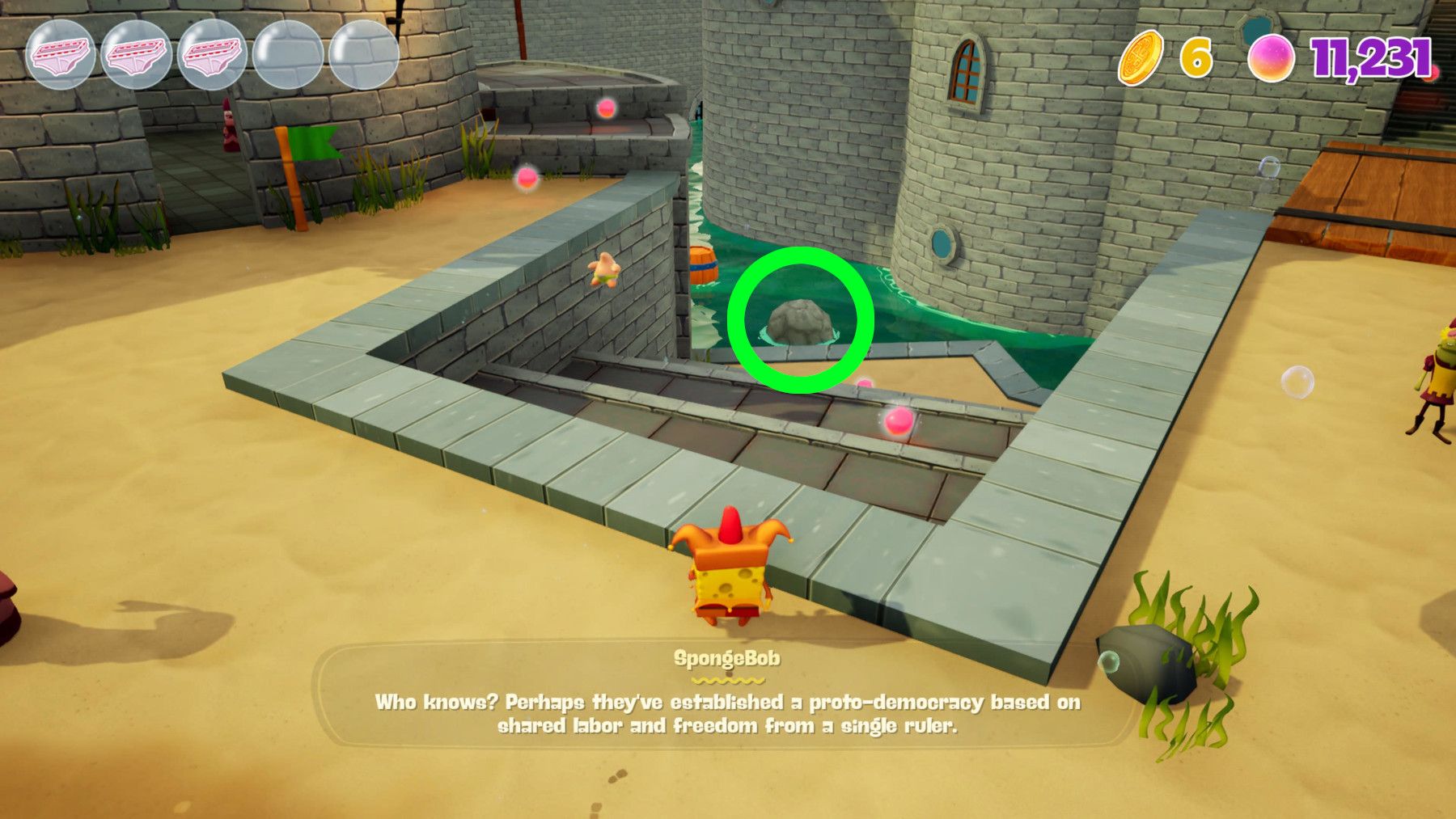 SpongeBob SquarePants: The Cosmic Shake - Medieval Sulfur Fields Coin ...