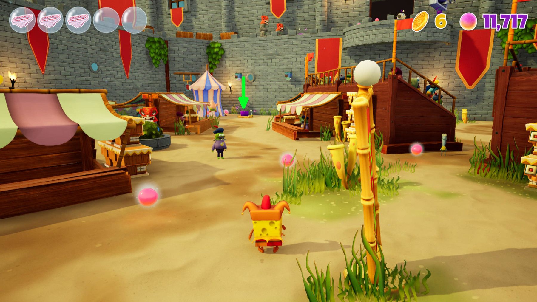 SpongeBob SquarePants: The Cosmic Shake - Medieval Sulfur Fields Coin ...