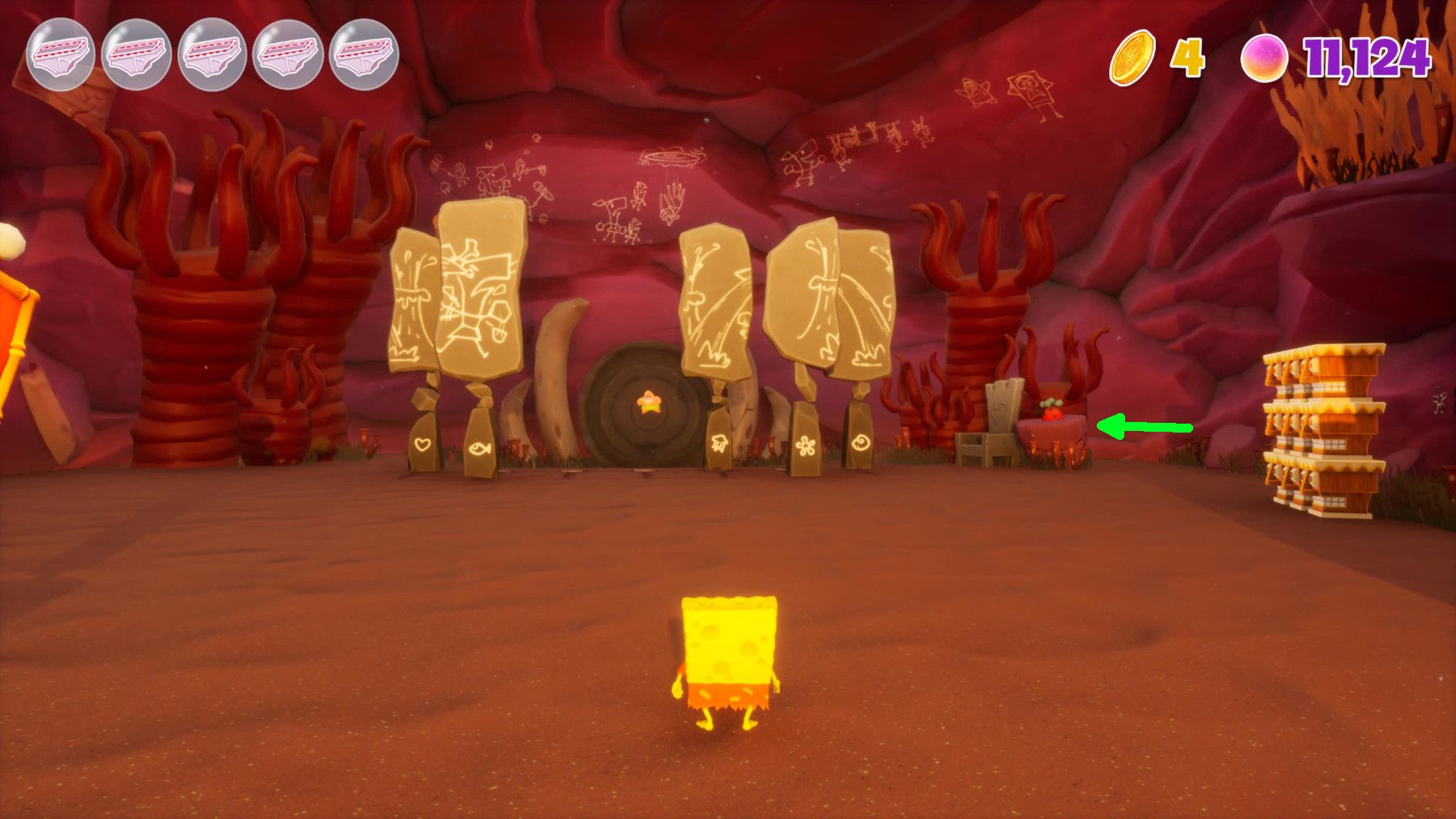 SpongeBob SquarePants: The Cosmic Shake - Prehistoric Kelp Forest Coin ...