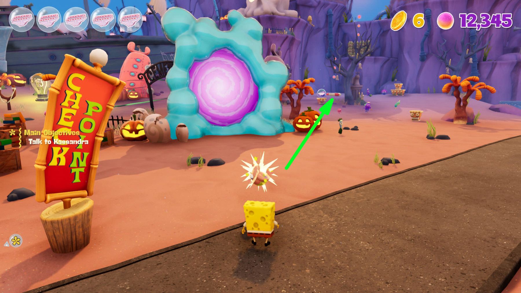 SpongeBob SquarePants: The Cosmic Shake - Sticky Note Locations