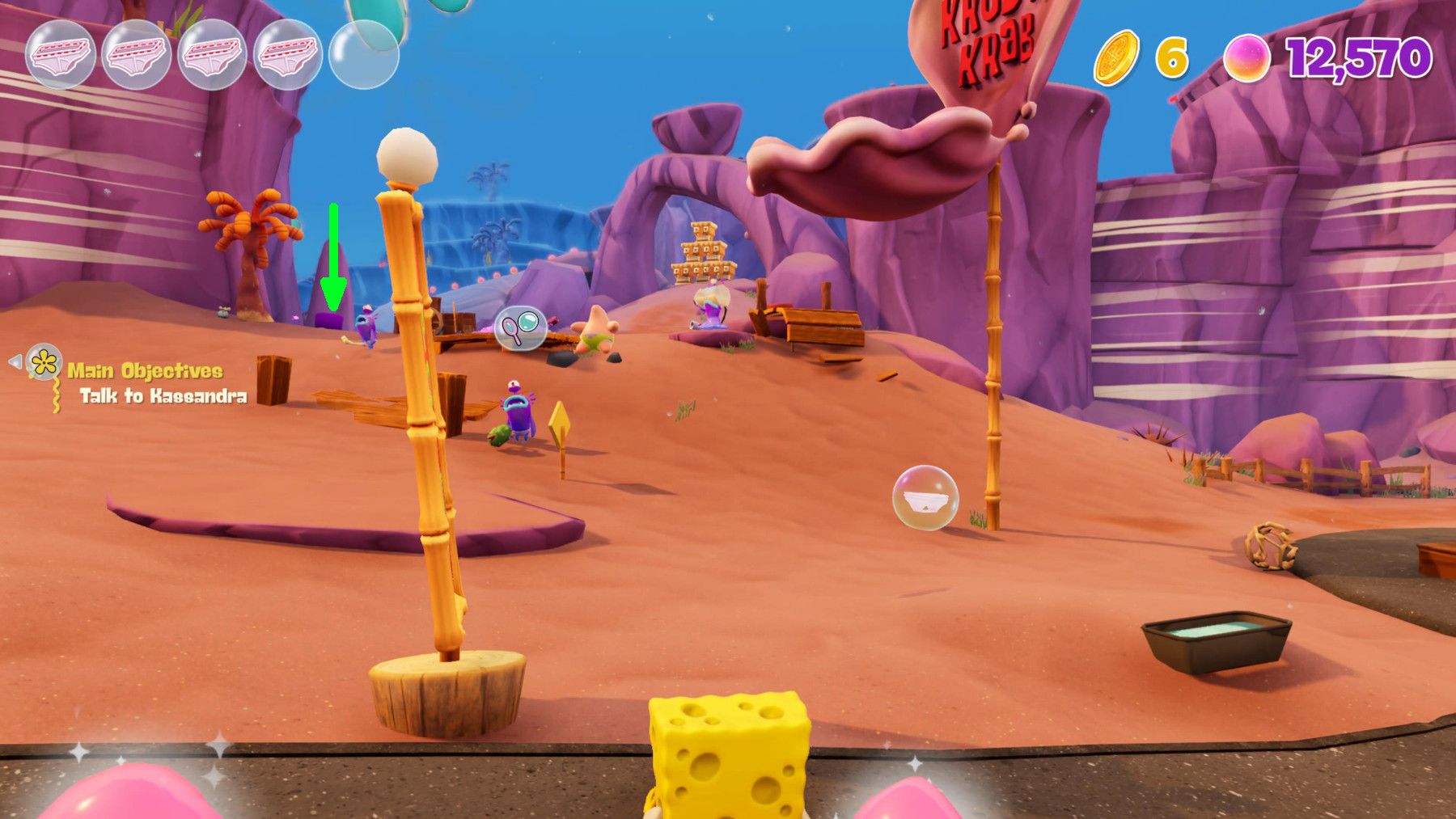 SpongeBob SquarePants: The Cosmic Shake - Sticky Note Locations