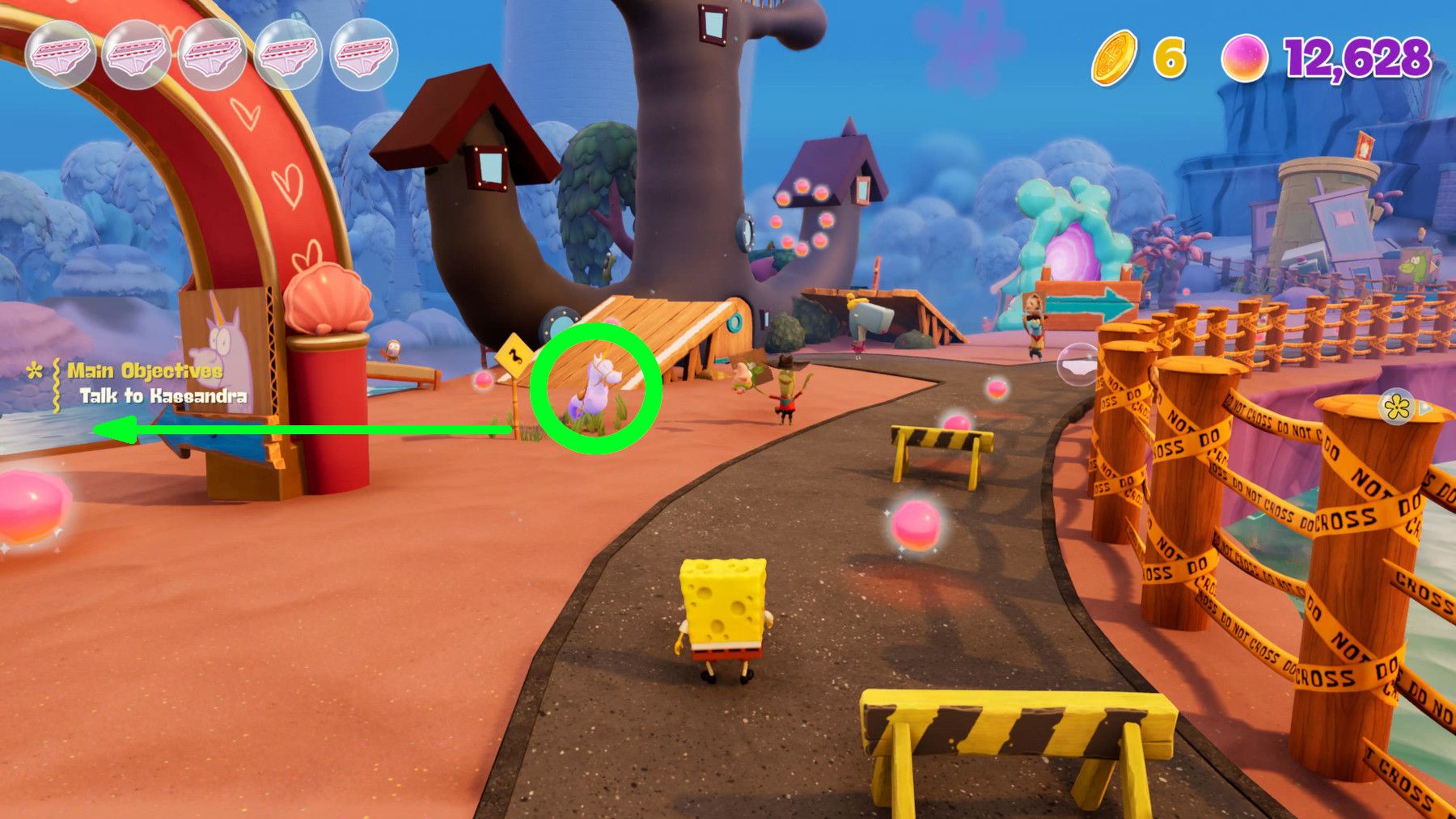 SpongeBob SquarePants: The Cosmic Shake - Sticky Note Locations