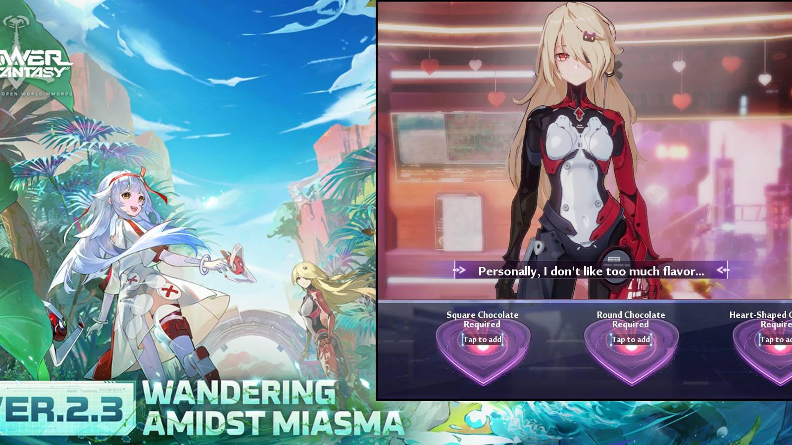 Tower of Fantasy: Passion for Chocolate Event Guide