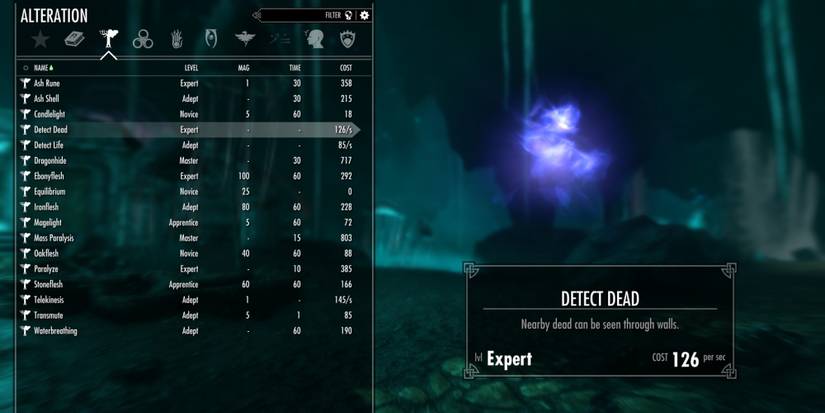 Skyrim: Best Alteration Spells
