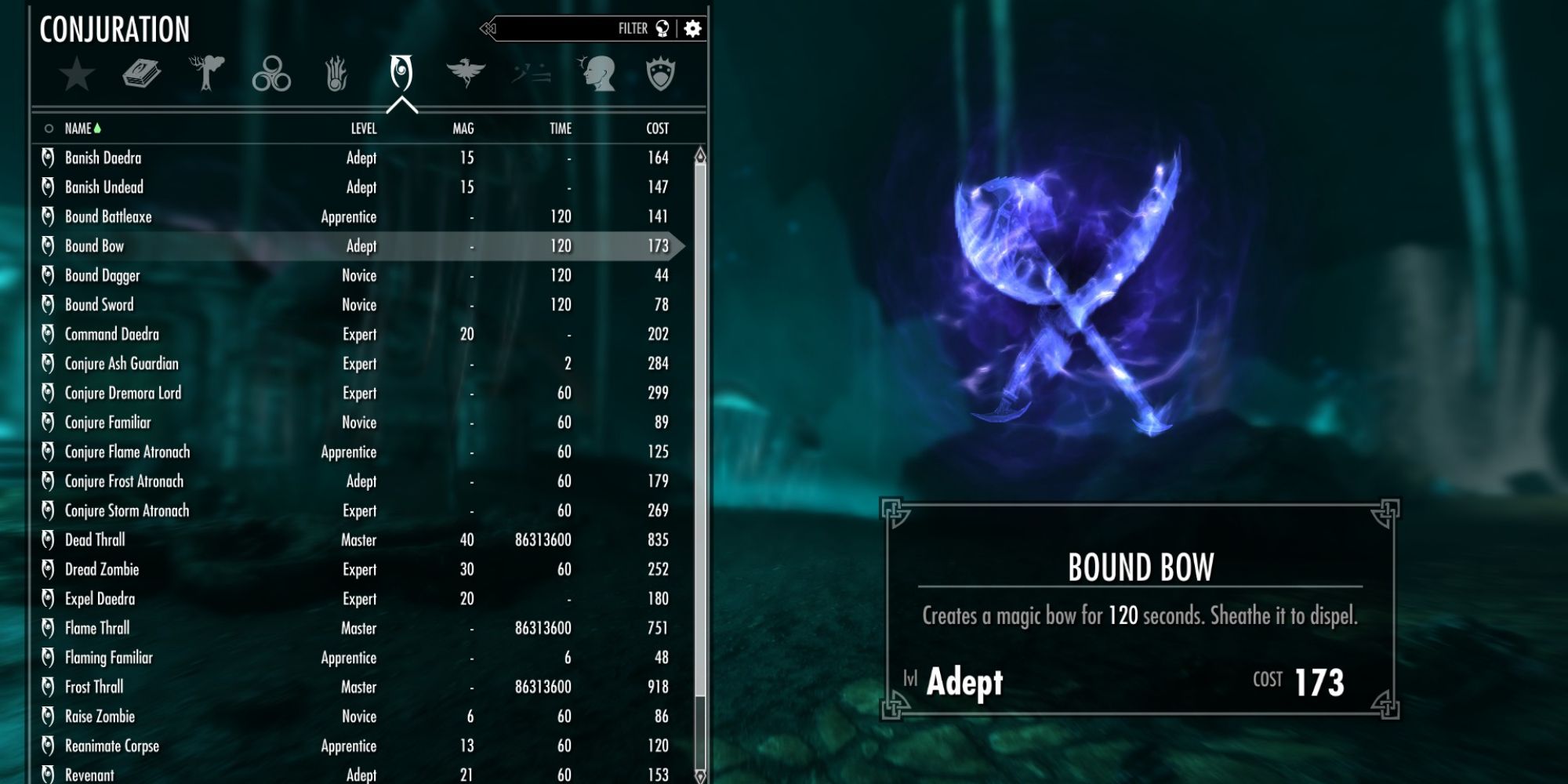 Best Conjuration Spells In Skyrim