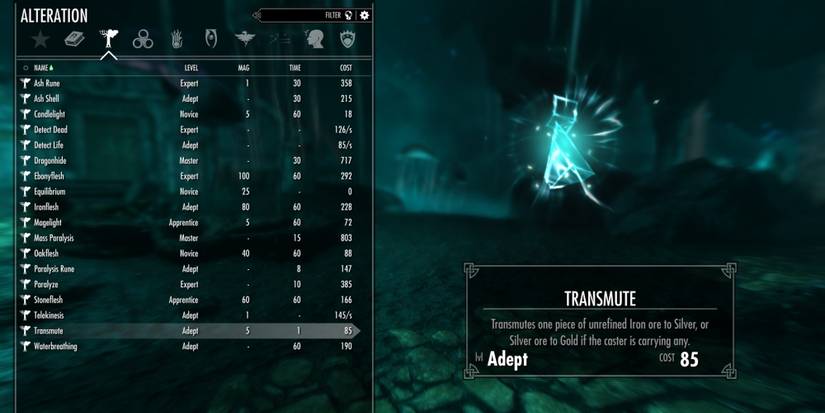 Skyrim: Best Alteration Spells