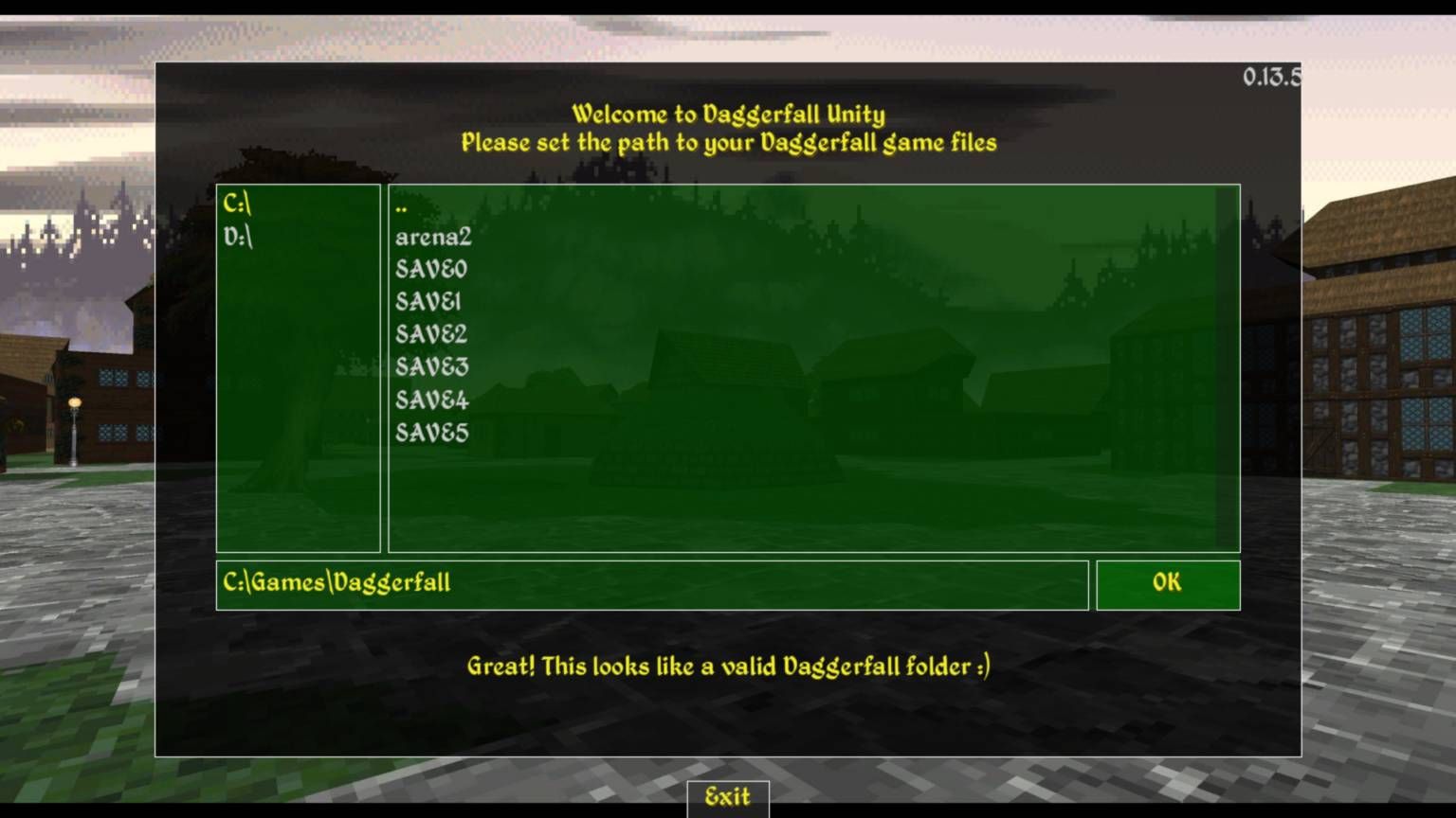 The Elder Scrolls: Daggerfall: How to Install Daggerfall Unity