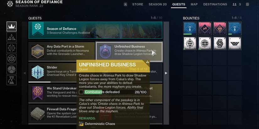 Destiny 2: How to Get Deterministic Chaos