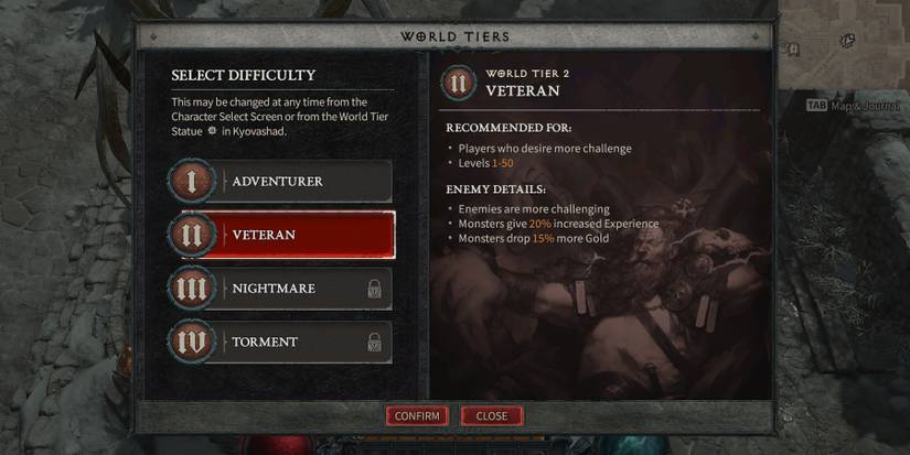 How to Change Difficulty (World Tiers) in Diablo 4