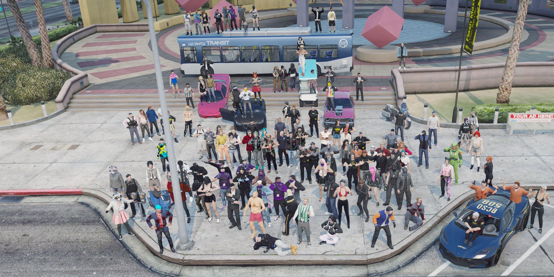 How Thousands of GTA Online Roleplayers Built a Living City