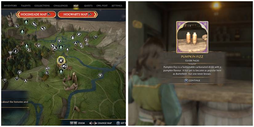 Hogwarts Legacy: Hogsmeade Valley Field Guide Pages Locations