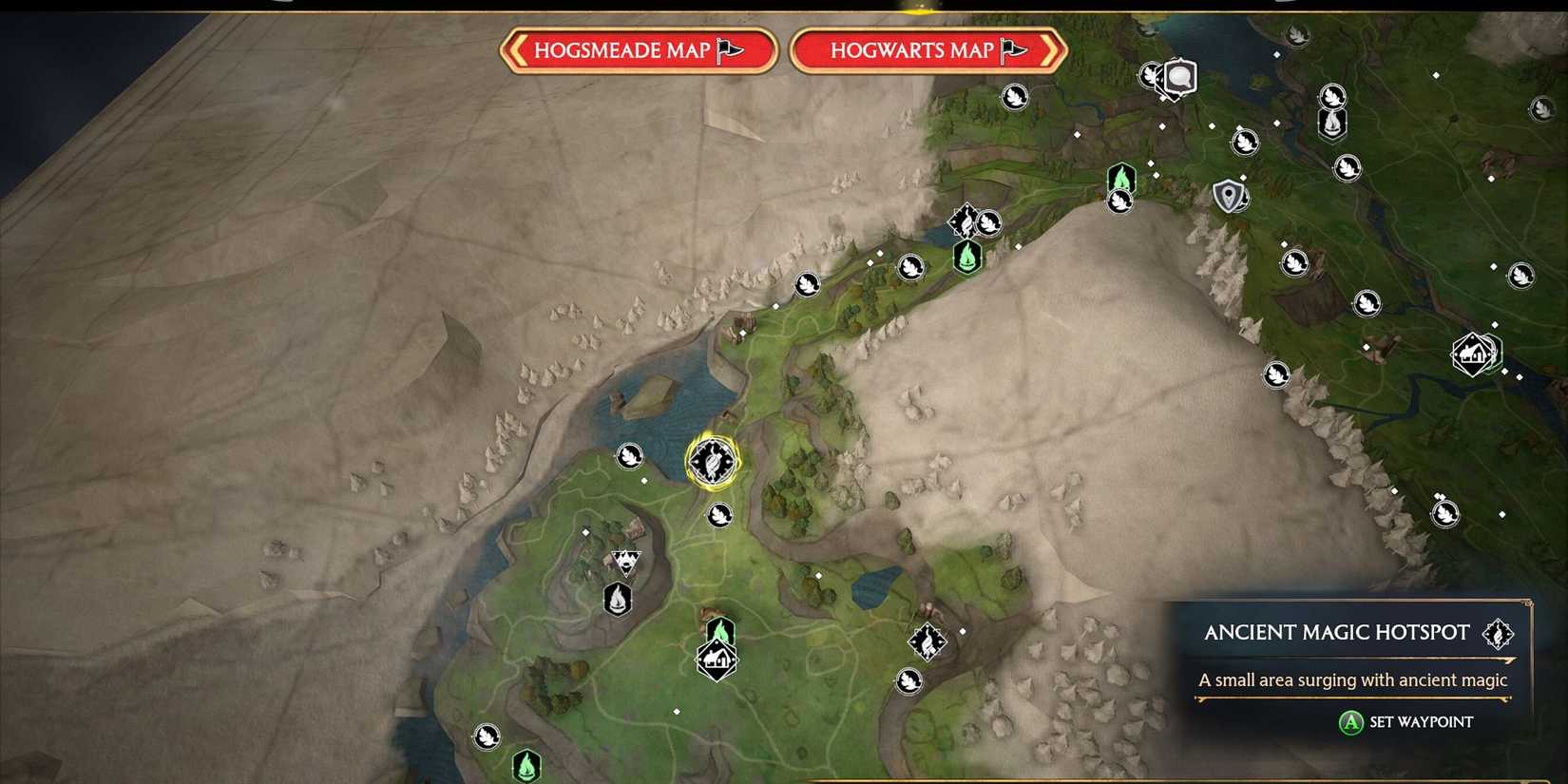 Where To Find All Ancient Magic Hotspots In Hogwarts Legacy